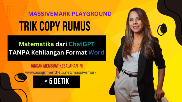 Trik Copy Rumus Matematika dari ChatGPT TANPA Kehilangan Format Word ...