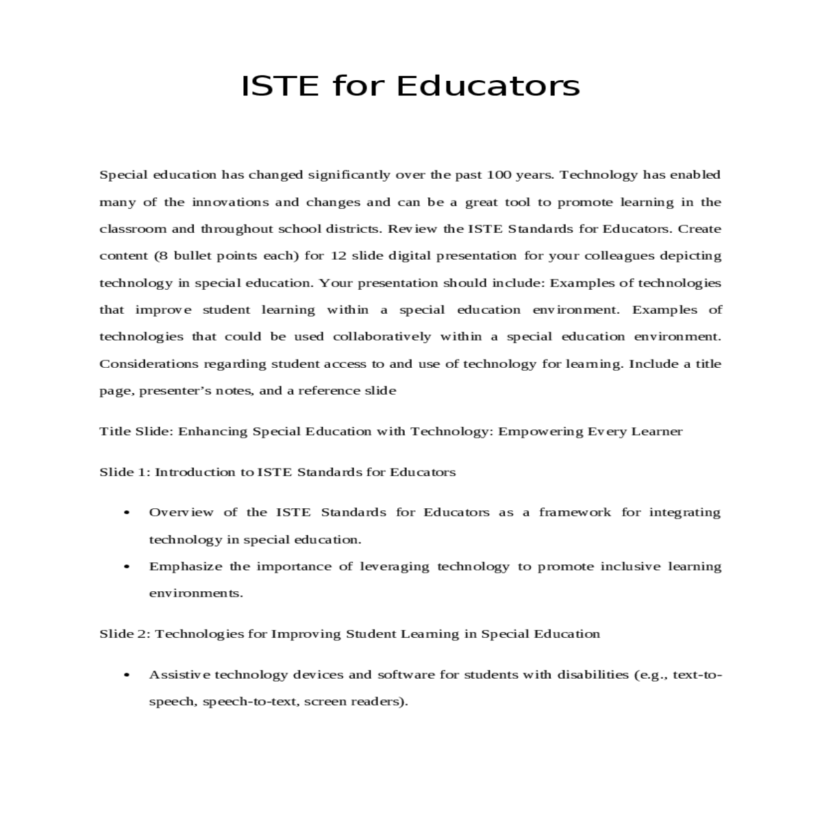 iste for educators
