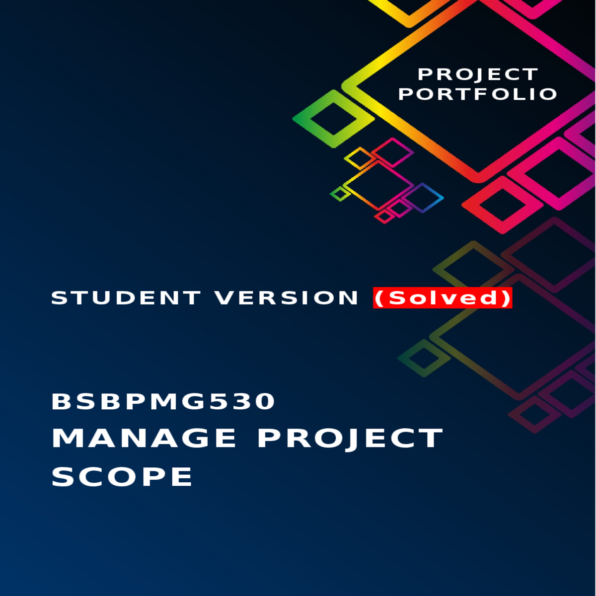 section conduct project authorisation activities solved section define project scope solved ...