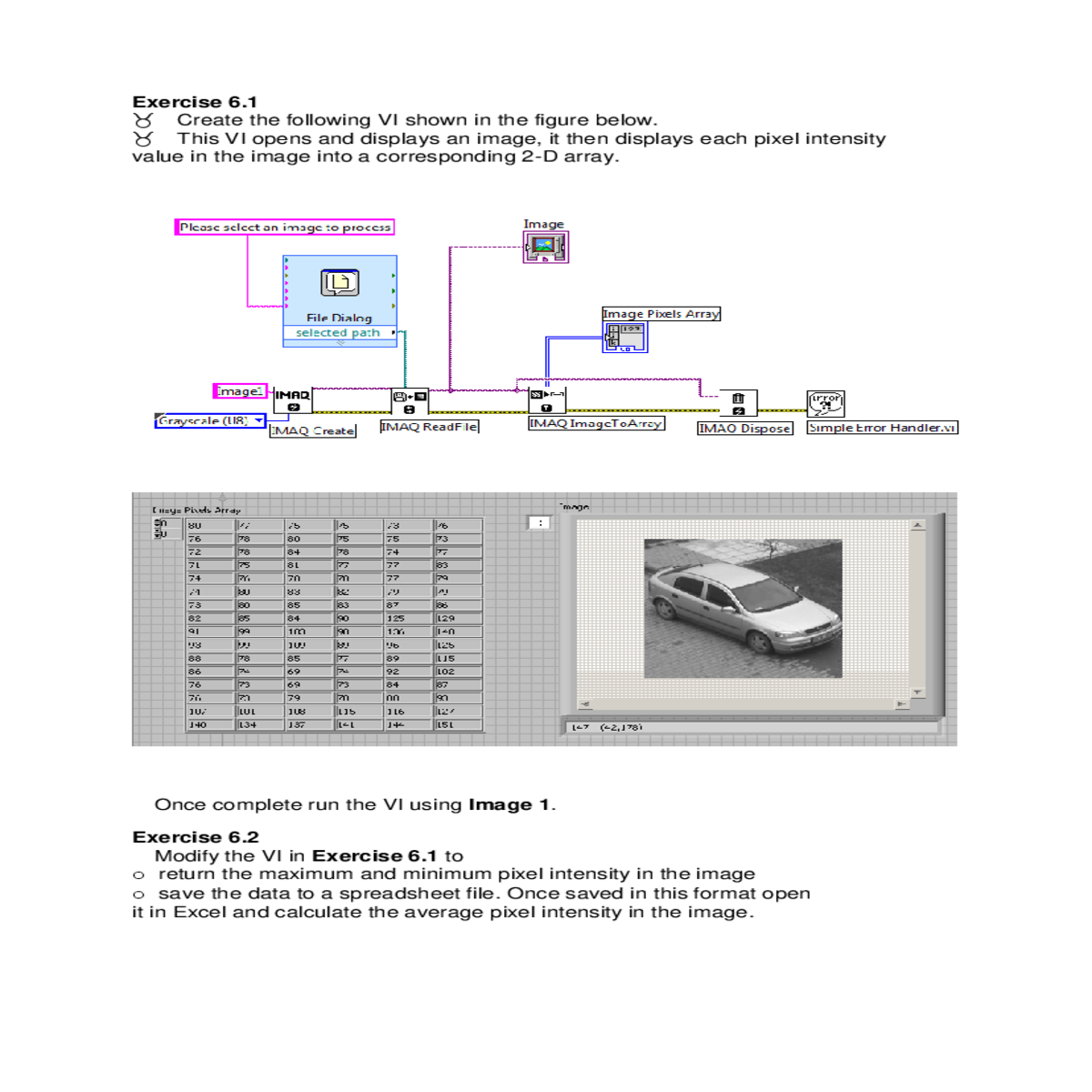 exercise create the following shown the figure below opens and