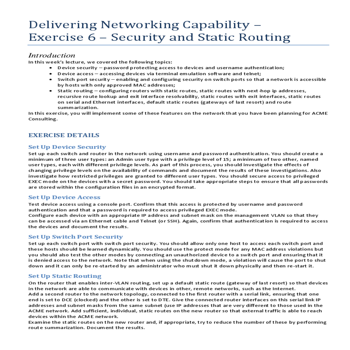 static routes serial and ethernet interfaces