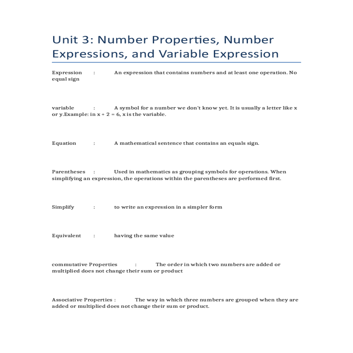 equal signvariable symbol for number don know yet