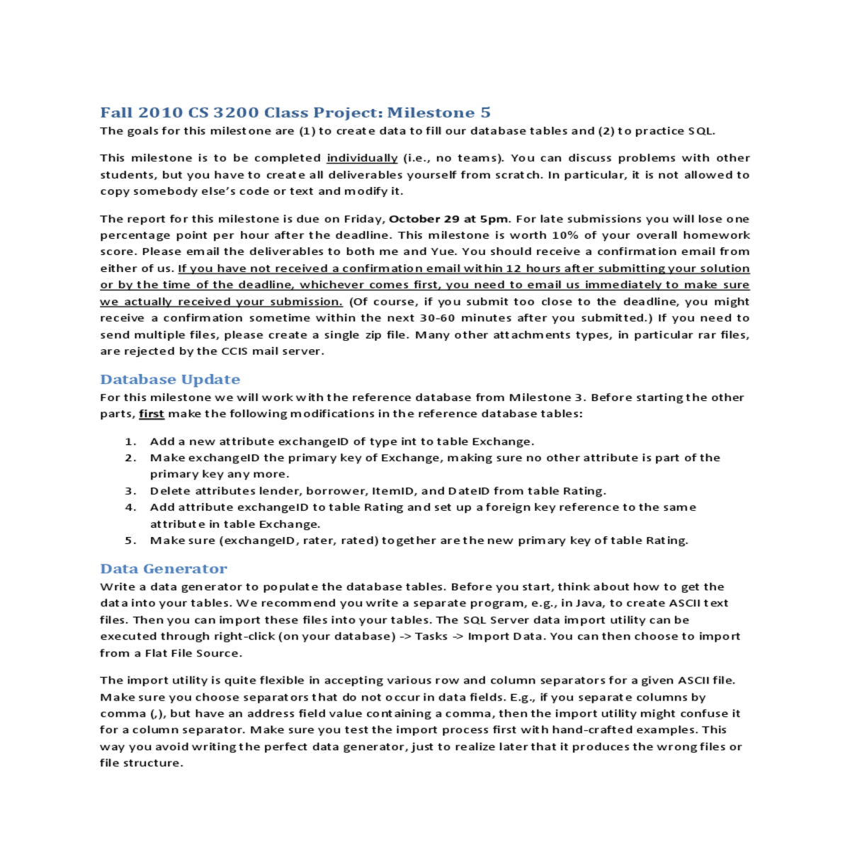 Create The Following Sql Queries And Run Them The Database 3108