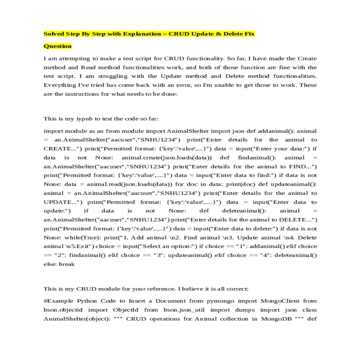 This Helps Access The Mongodb Databases And Collections