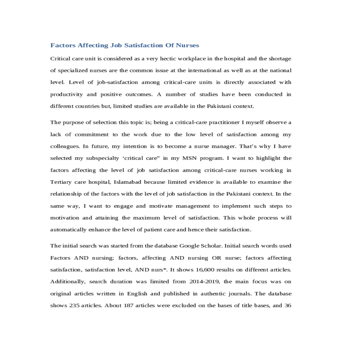 physical and mental tension due hectic work