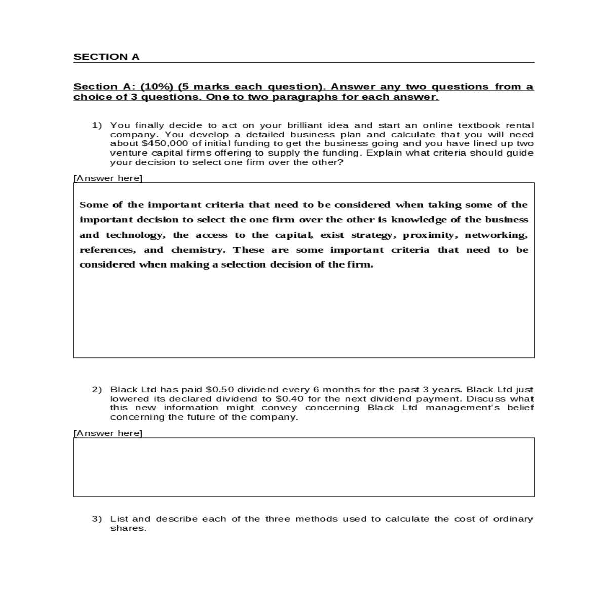 calculate and type answer the space provided