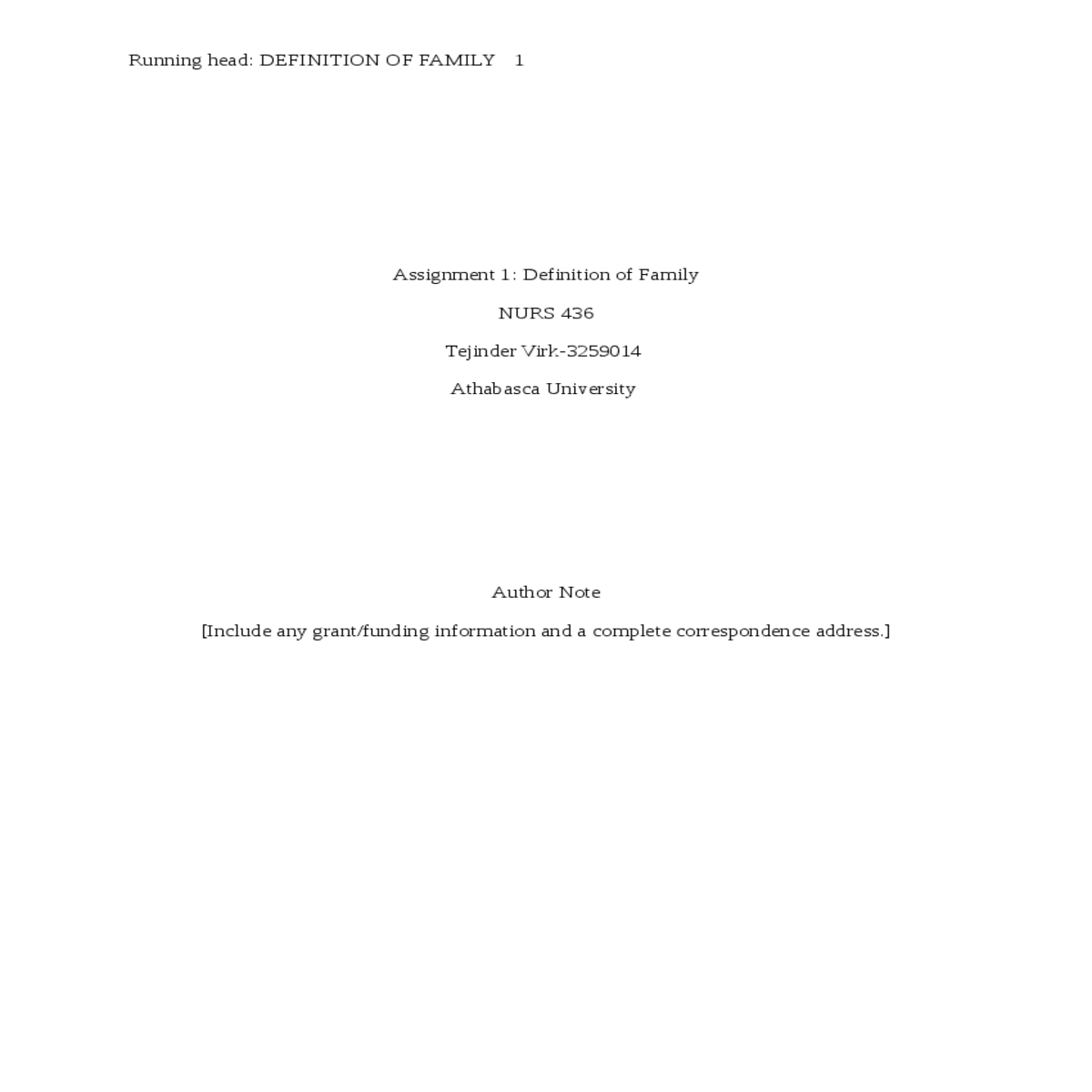 include heading for every row and column