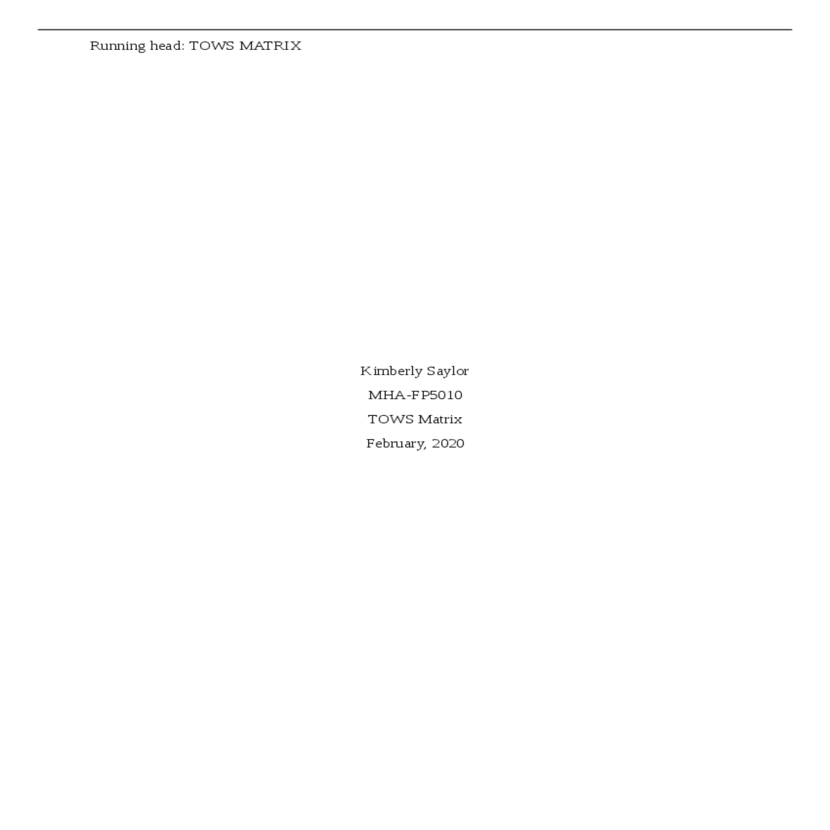 operational plan imperative and lays out the who