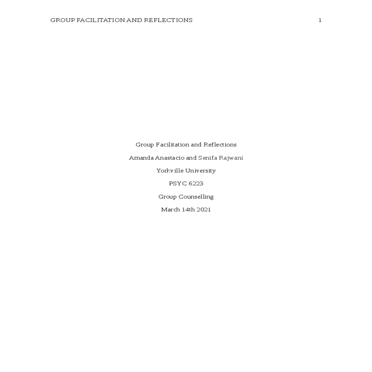 senifa decided ahead and complete the last item the agenda