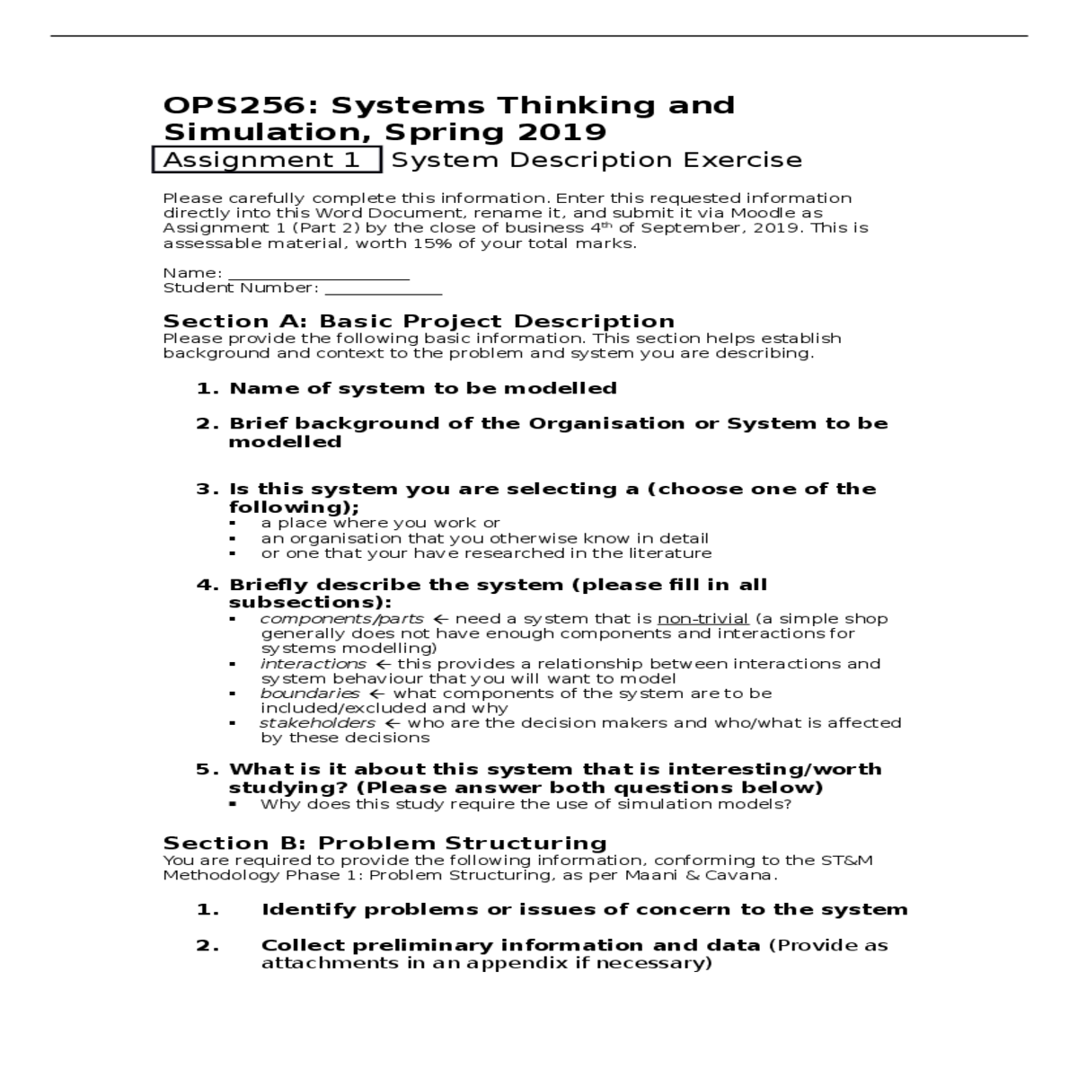 ops systems thinking and simulation