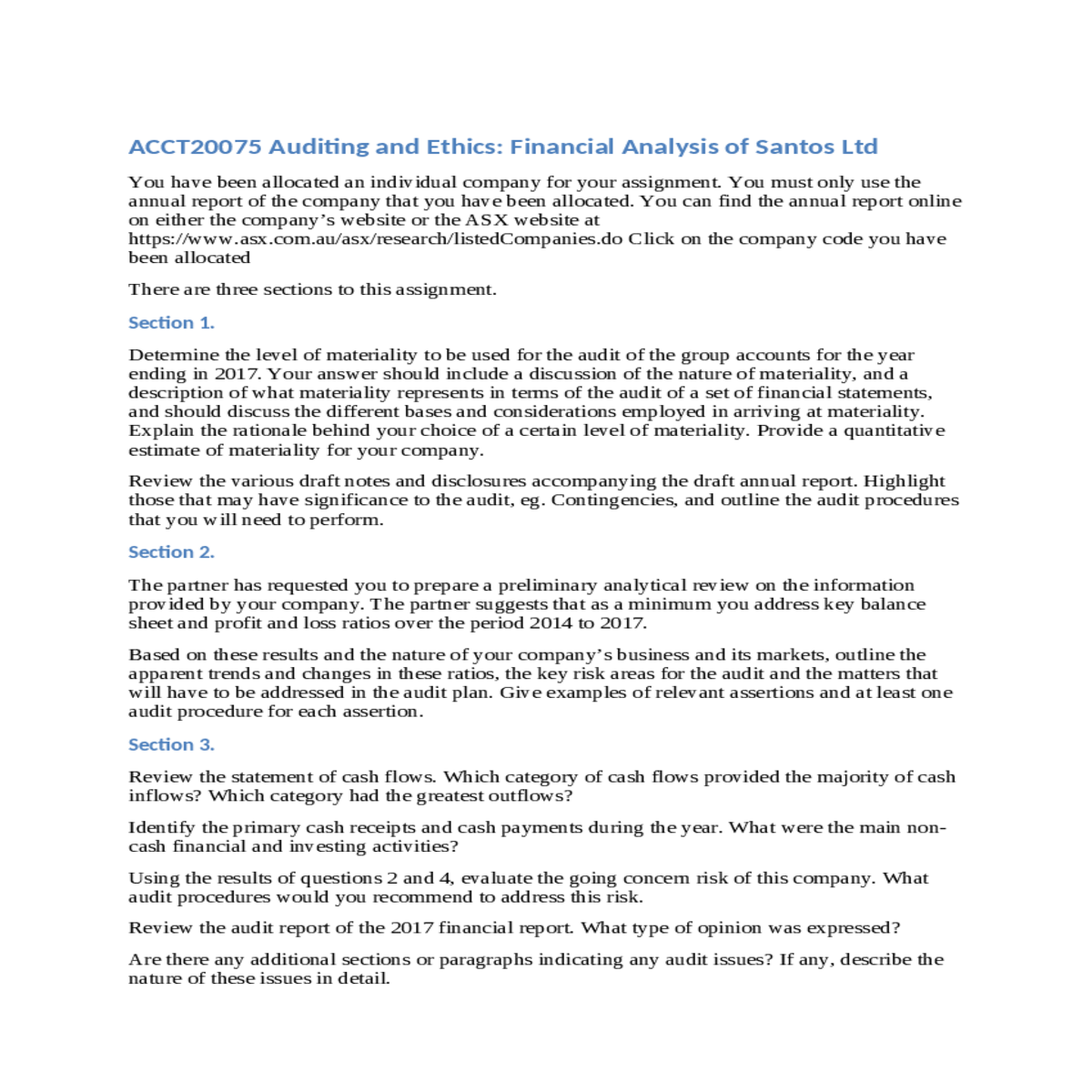 section 2 analytical review of the financial statements