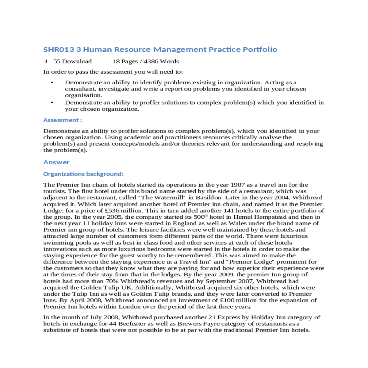 shr013 3 human resource management practice portfolio