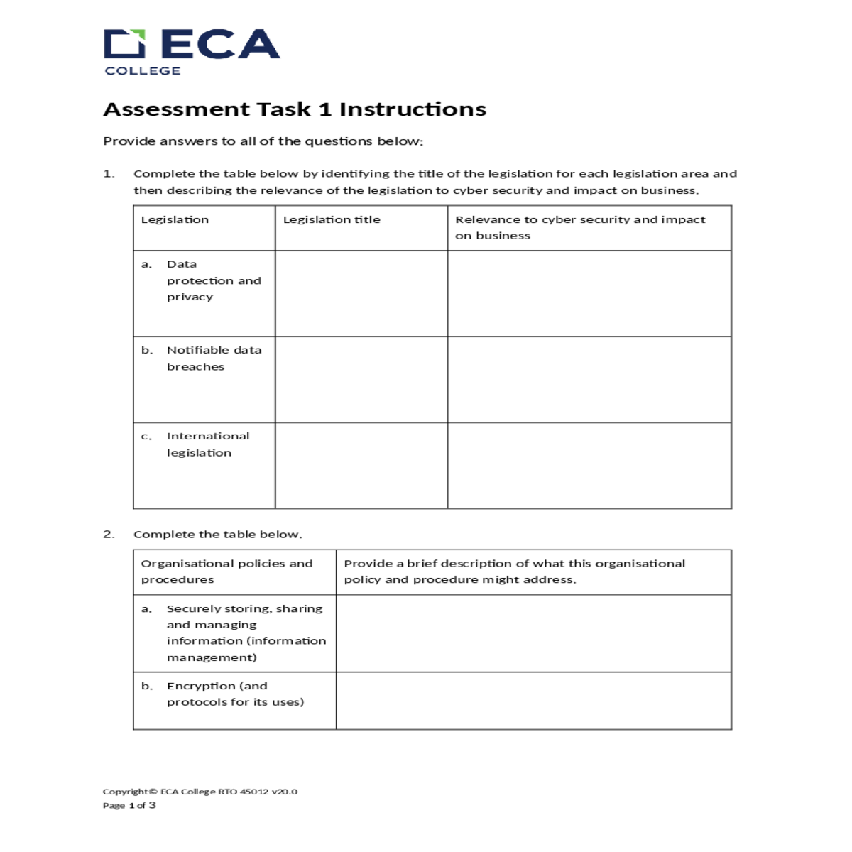 assessment task 1 instructions