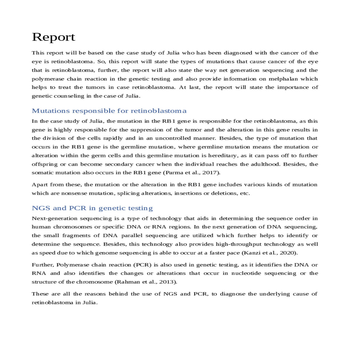 polymerase chain reaction pcr short review