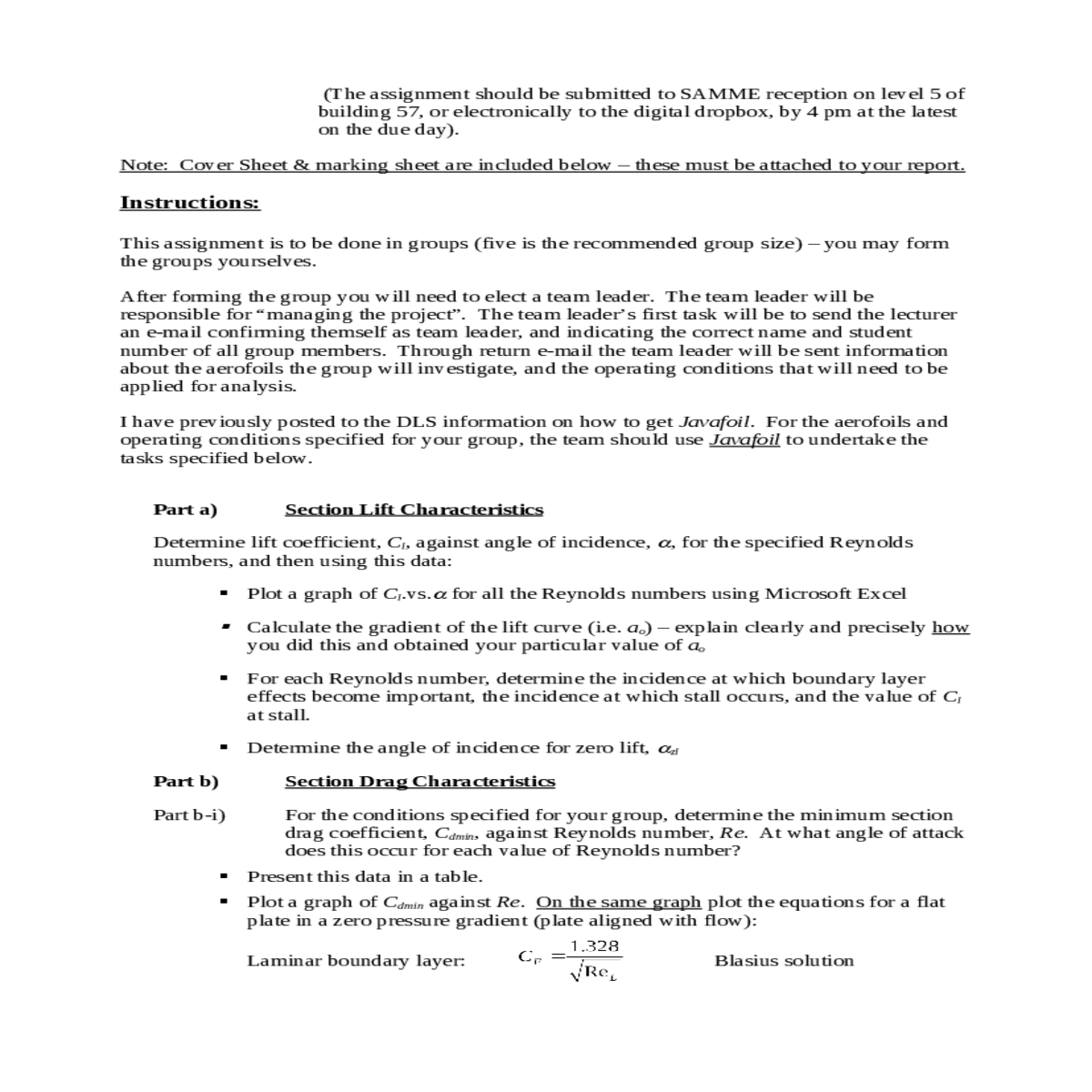 Determine The Minimum Section Drag Coefficient