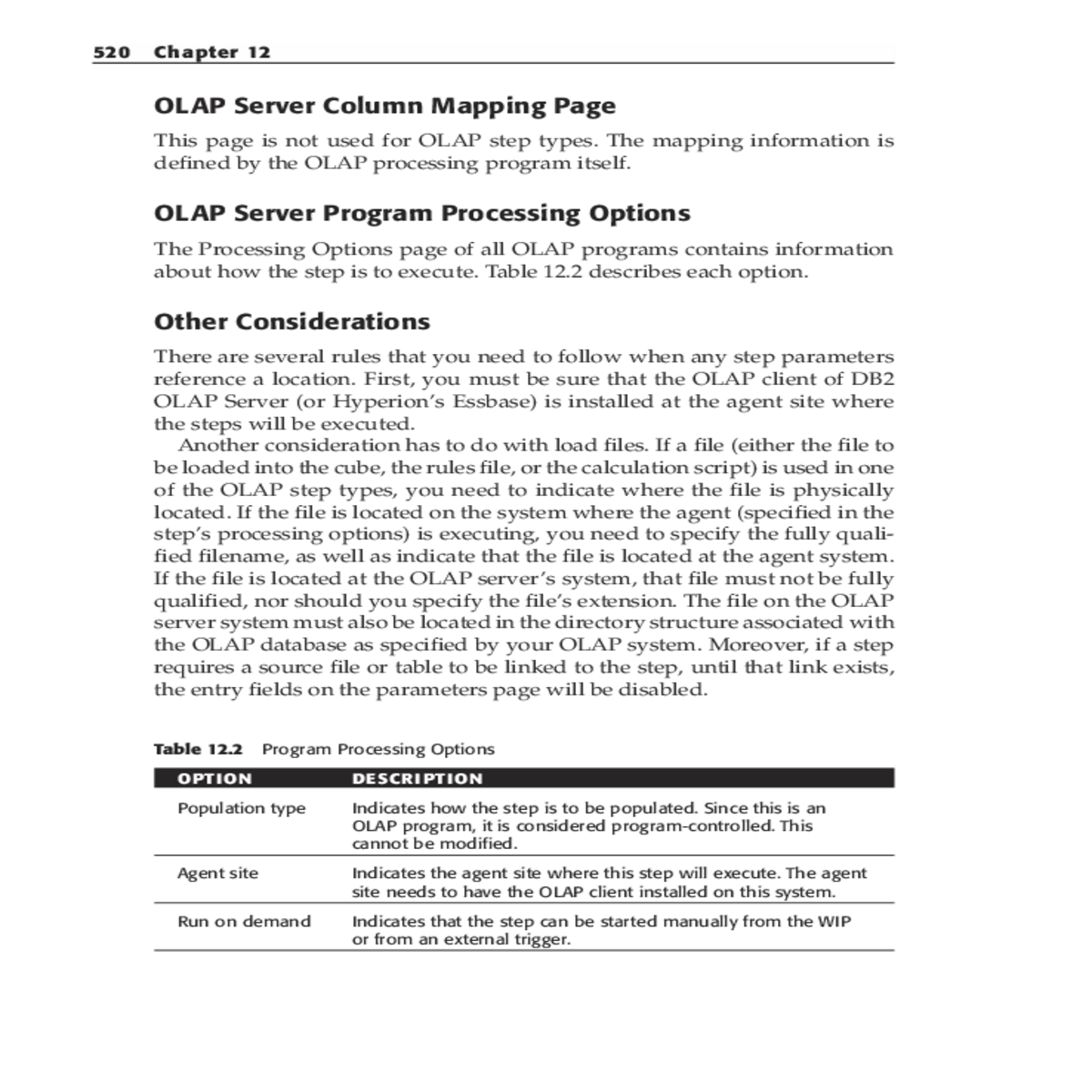 the data the source file must match the olap server outline val