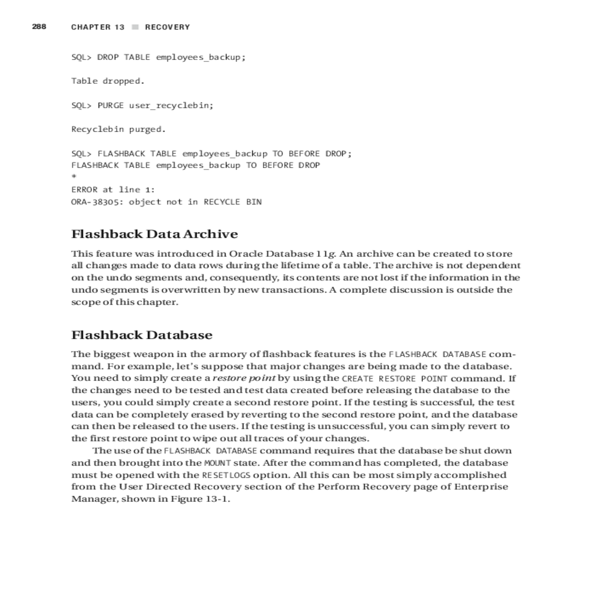 the archive not dependent the undo segments and