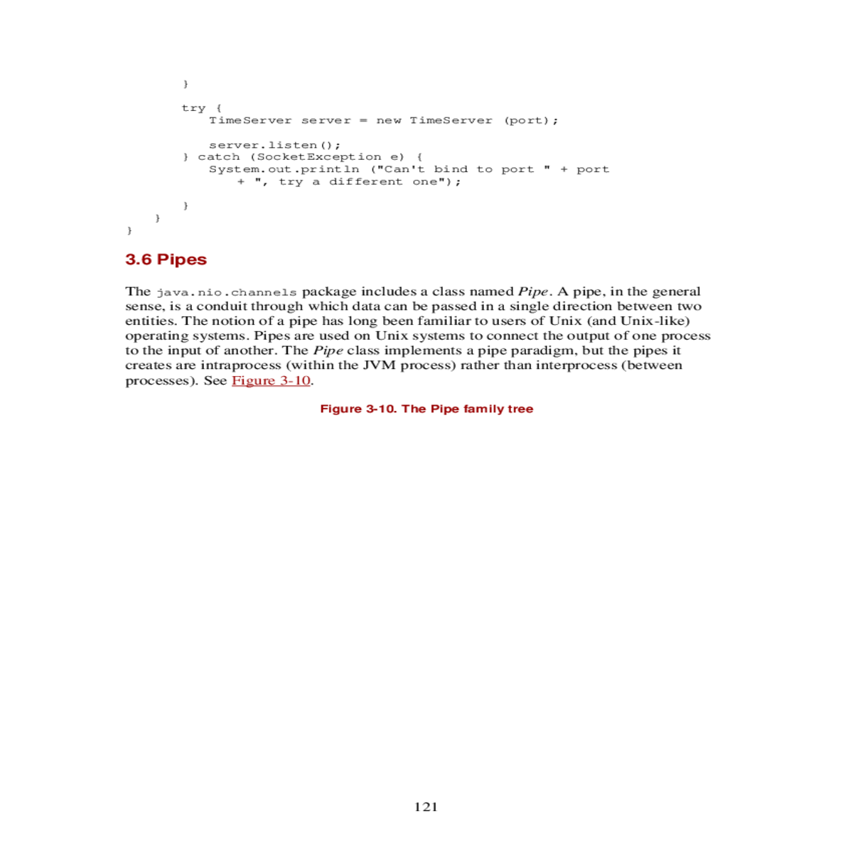 try different one pipesthe java package includes class named pi