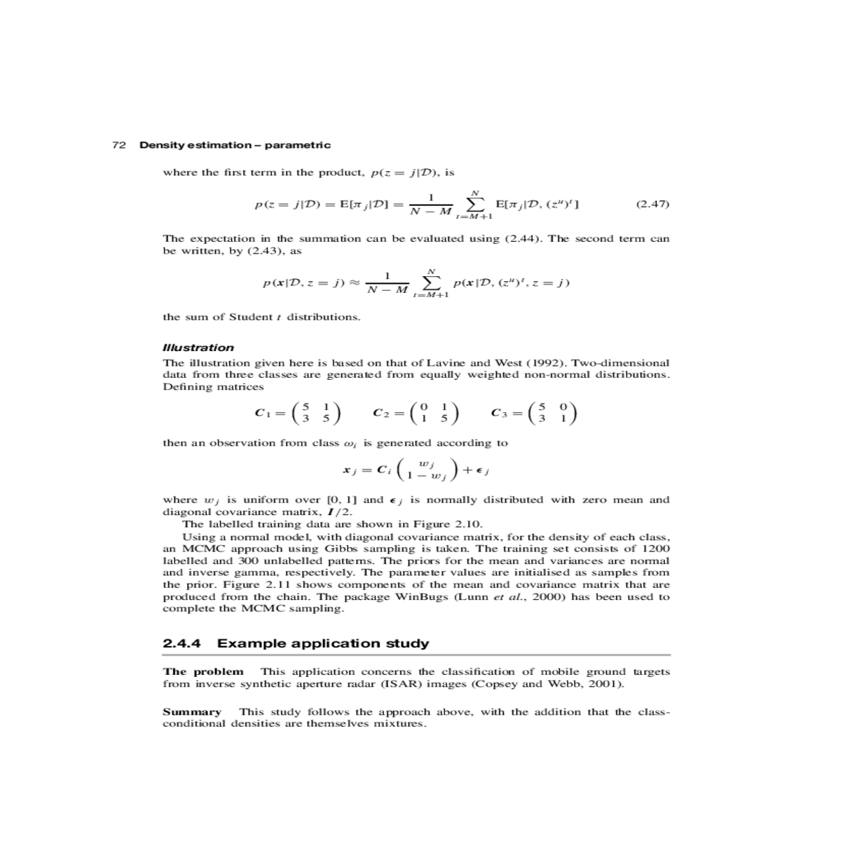 the training set consists labelled and unlabelled patterns