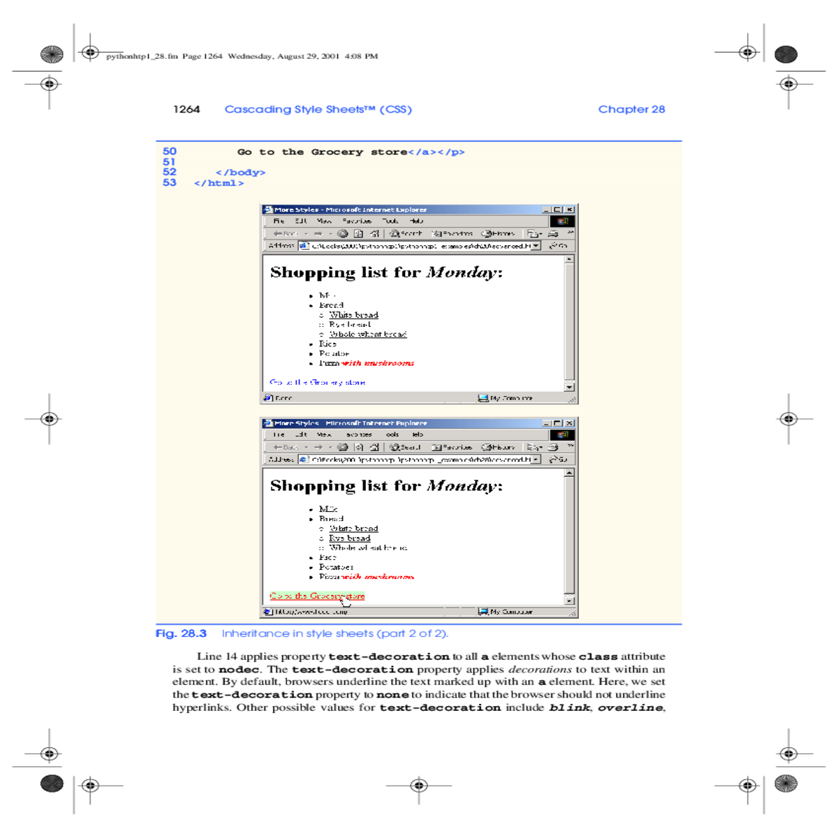 apply the rule lines all and elements