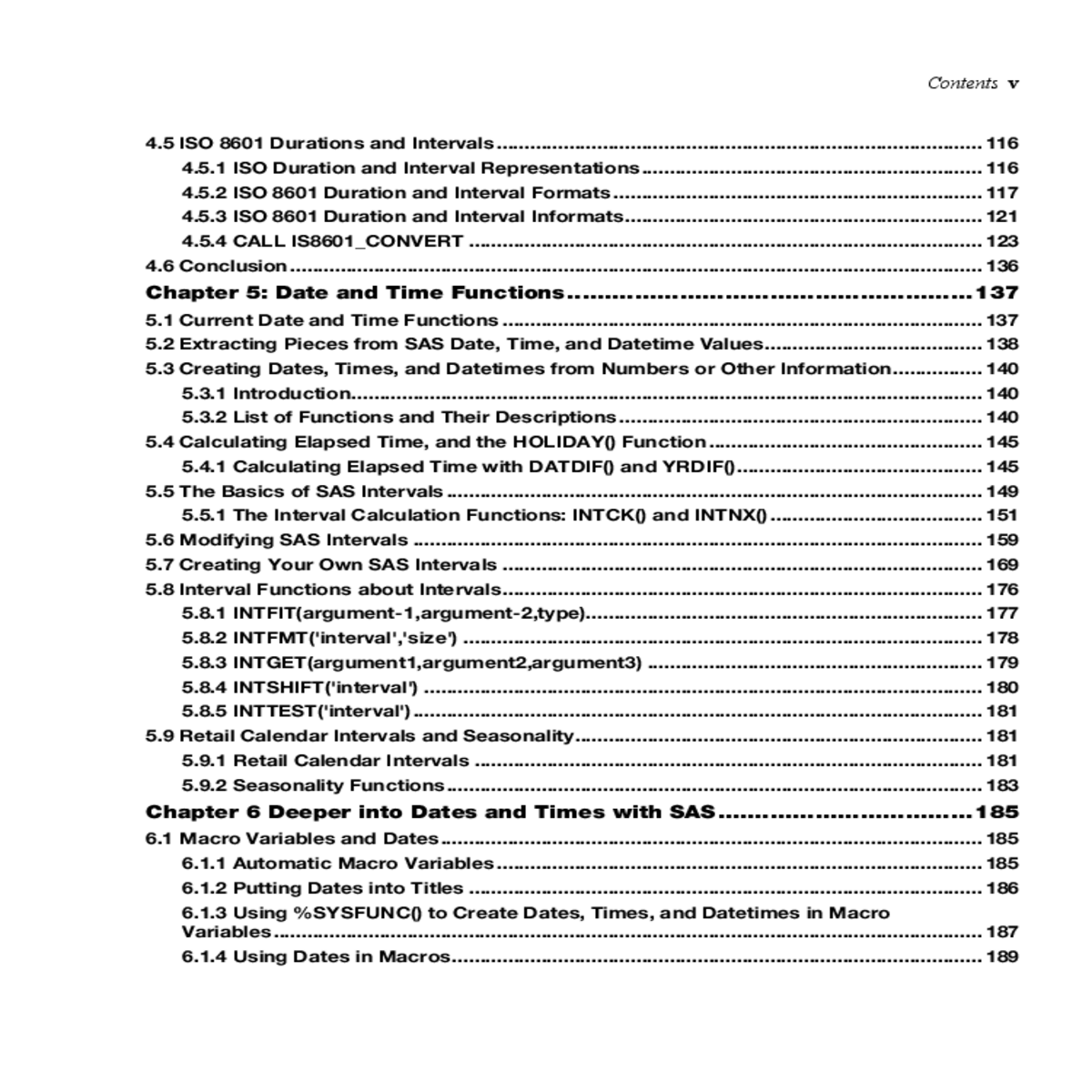 iso duration and interval representations