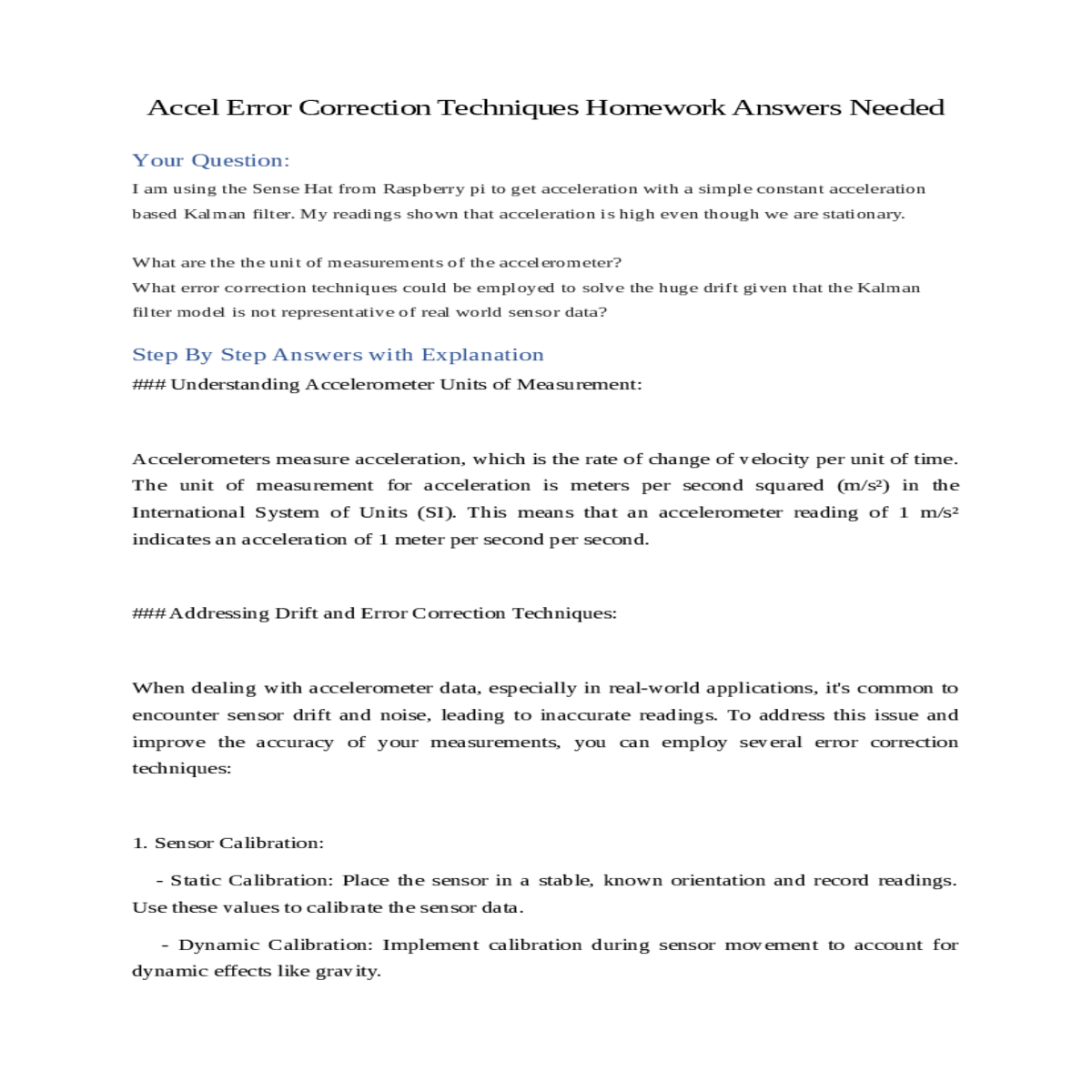 Sensor Fusion Combine Multiple Sensors Implement Sensor Fusion