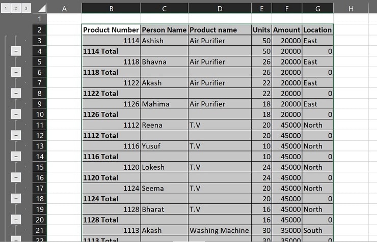 Excel Data Analysis Subtotals With Ranges | Advanced Excel Tutorial